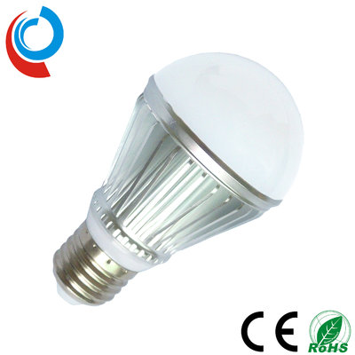 CE RoHS LED Bulb 560 - 680 Lumens Brightest 5630 SMD LED Light Bulbs 7W E27 E26 E14 B22 Base