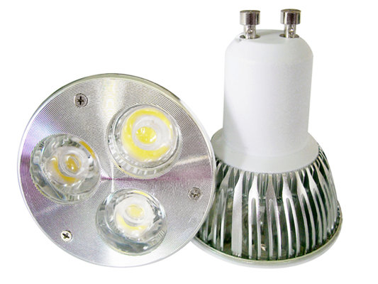 High Power 3W 220 - 260 LM Lumen 50Hz / 60Hz E27 Gu10 LED Spotlight Bulbs