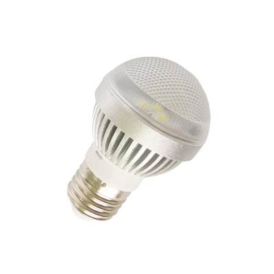 3000k, 4000k, 5000k 3W Aluminum E27 LED Light Bulbs / Globe Lamp Bulb