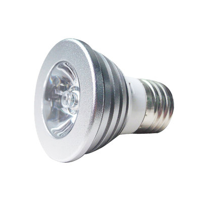 E27 AC 110v, 220v, 250V 16 - Color 1 x 3W  Aluminum Spotlight RGB LED Bulbs