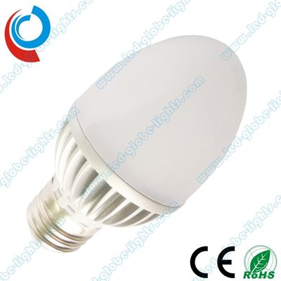 Eco - Friendly 3W AC 110v, 220v, 230v / DC 12V Aluminum Candle E27 LED Light Bulbs