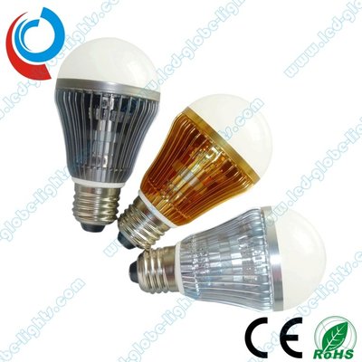 Customized 3W Aluminum E27 LED Light Bulbs With Ultra - Thin Aluminum 1050 Heat Sinks