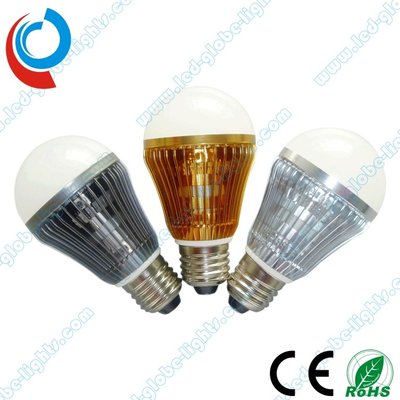Customized 3W Aluminum E27 LED Light Bulbs With Ultra - Thin Aluminum 1050 Heat Sinks