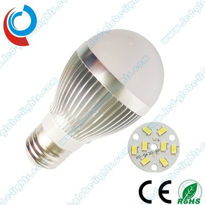 E27 4W Aluminum 2700 ~ 6400K Color Temperature 320 ~ 400lm SMD LED Light Bulbs