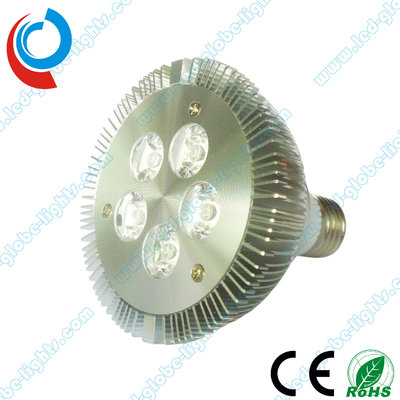 400 - 450 LM Warm / Cool White 5W E27 Spot Light LED PAR30 Bulbs, Aluminum Lamps