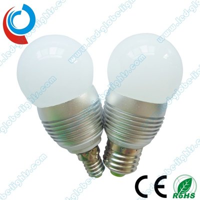 230 - 250lm 3 * 1 W DC 12V E27 / E14 Aluminum LED Globe Lights ( No UV Radiation)