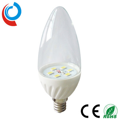 240~270lm 3W SMD 5630 LED Candelabra Ceramic Light Bulb E12 with 90~250 Volt Input