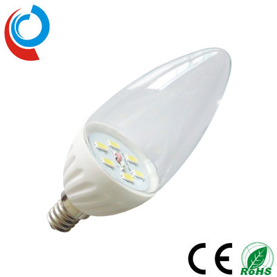240~270lm 3W SMD 5630 LED Candelabra Ceramic Light Bulb E12 with 90~250 Volt Input
