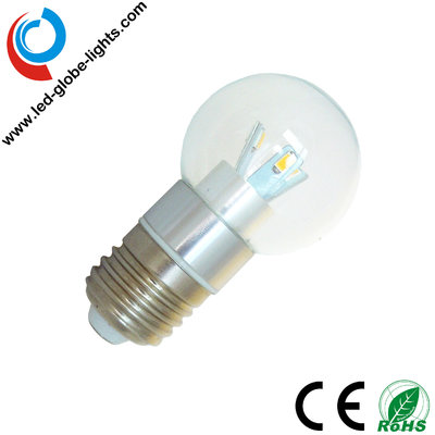 360 Degree, Beam Angle G45 3W SMD LED Light Bulbs E27 with Clear Glass Cover