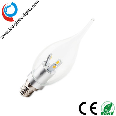 3W 12VDC, 250~270lm 6 SMD 5630 E14 LED Candle Light with 360 Degree Beam Angle