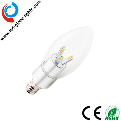 3W 12VDC, 250~270lm 6 SMD 5630 E14 LED Candle Light with 360 Degree Beam Angle