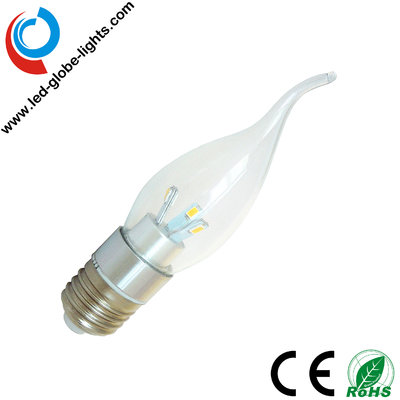 3W 12VDC, 250~270lm 6 SMD 5630 E14 LED Candle Light with 360 Degree Beam Angle