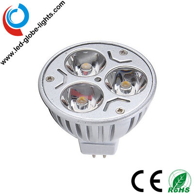 220 - 260 Lumens, 3 x 1 Watt High Power MR16 GU10 LED Spotlight for Decor Lighting