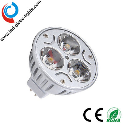 220 - 260 Lumens, 3 x 1 Watt High Power MR16 GU10 LED Spotlight for Decor Lighting