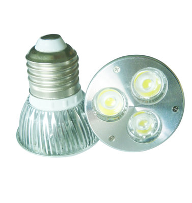 High Power 3W 220 - 260 LM Lumen 50Hz / 60Hz E27 Gu10 LED Spotlight Bulbs
