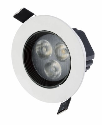 30°/ 45°3W Led Ceiling Lights IP65 , 2700k - 6500k Aluminum Alloy , D85 x H46