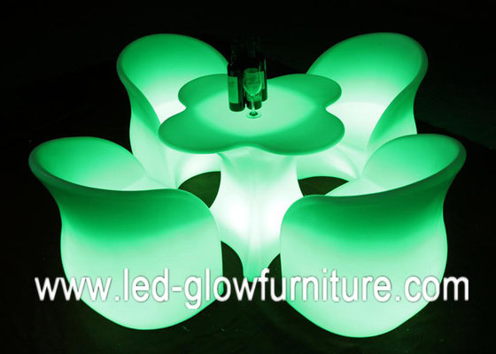 Chargeable LED Glow Furniture , led tables and chairs with Remote Controller for Bar