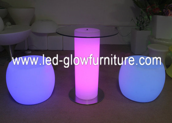 IR / RF Remote Controller RGB square LED illuminated column table Waterproof
