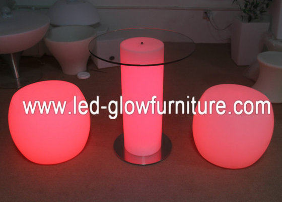 IR / RF Remote Controller RGB square LED illuminated column table Waterproof