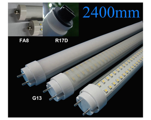 2400mm LED Tube Light Fixture, 720 pcs SMD3528 Epistar Everlight Led T8 Tube Lights Meeting Room Lighting
