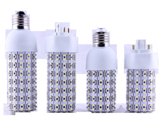 AC85 - 265V E26 / E27 / GX24 9W Corn LED Lamp, 140pcs Epistar SMD3528 LED Corn Lighting