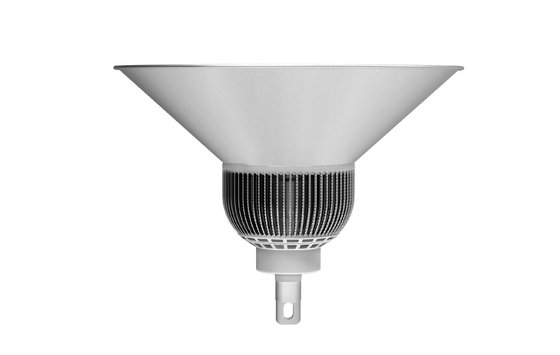 100W Waterproof E40 COB LED High Bay Lights, Fin-type Heat Sink, Safety Hook Available