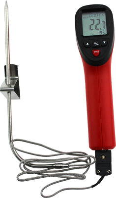 0.1 degree / F Red Body infrared thermometer -50degree ~ 450 degree