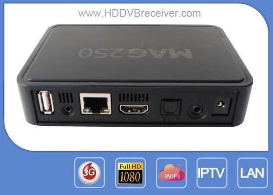 Linux MAG250 Android Smart IPTV BOX Engima2 1080p 720p 576p For Europe