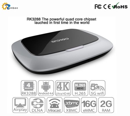 RK3288 Quad Core Android Smart TV Box HD Player