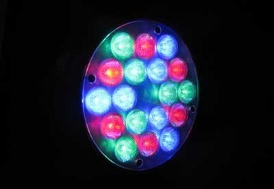 RGB LED Moving Head Lights , DMX 512 LED Mini Moving Head Wash 18X3W