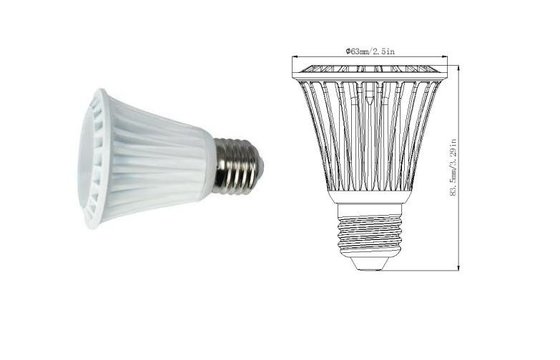 Dimmable 8w Indoor LED PAR Cans 3000k With 50000hrs Lifespan