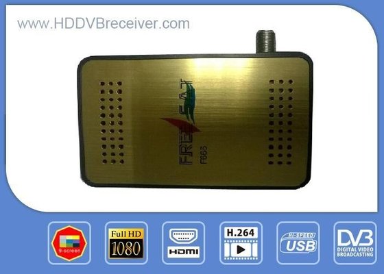 MINI HD DVB S2 Digital Satellite Receiver Automatic And Manual Channel Scan Option