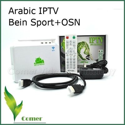 ARM Cortex-A9 HI-3716M Arabic HD IPTV Box With 550 Channels 90-250V 50Hz / 60Hz