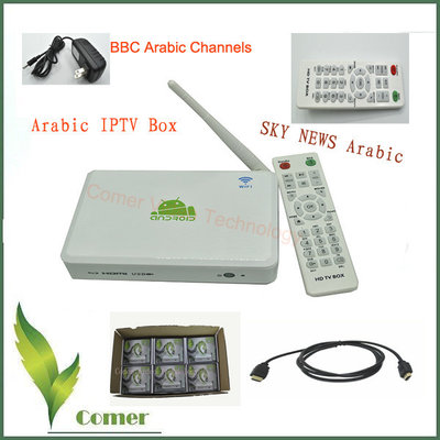 Jugador androide del androide 4,0 de la caja OSN del árabe IPTV del servidor más árabe de IPTV 500