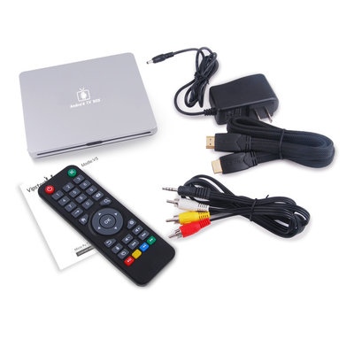 caja delgada del iptv de HD con el OS del androide 4,2, el formato completo de la imagen, el audio y el vídeo apoyados