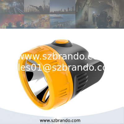 BRANDO 4000Lux LED miners safety lamp for sale, ip67 led miner headlamp, Lightweight 170g