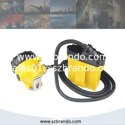 KL12LM 25000lux Corded coal miners headlamp with 10.4Ah Li-ion Battery