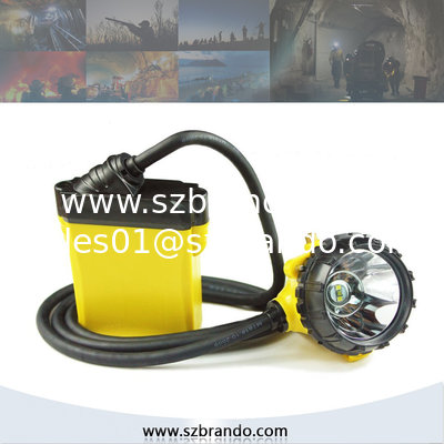 KL12LM 25000lux Corded coal miners headlamp with 10.4Ah Li-ion Battery