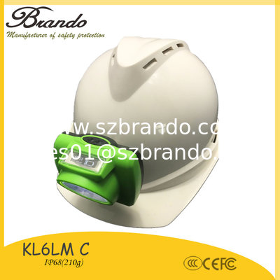 1w Cree LED cordless cap lamps msha approved with 18hrs working time