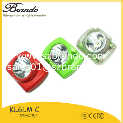 IP68 high performance and colorful coal miners safety cordless cap lamp msha miner cap lamp