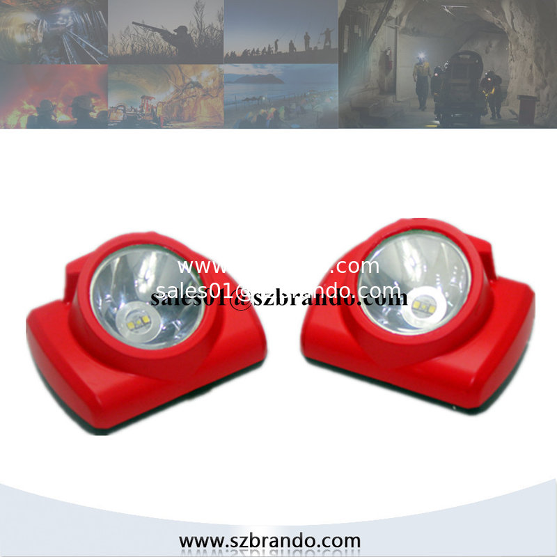 1W Cree LED Cordless Miner Cap Lamp with Cradles and OLED Display
