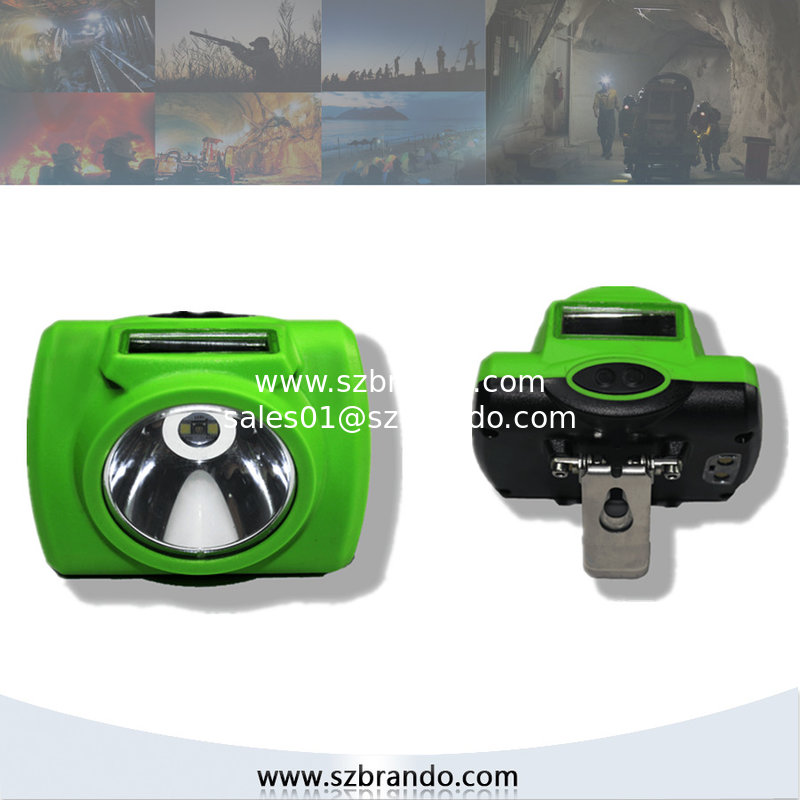 New Design LED Wirless Miner Headlamp with 6.8Ah Li-battery, Fire-proof PC material cap lamp