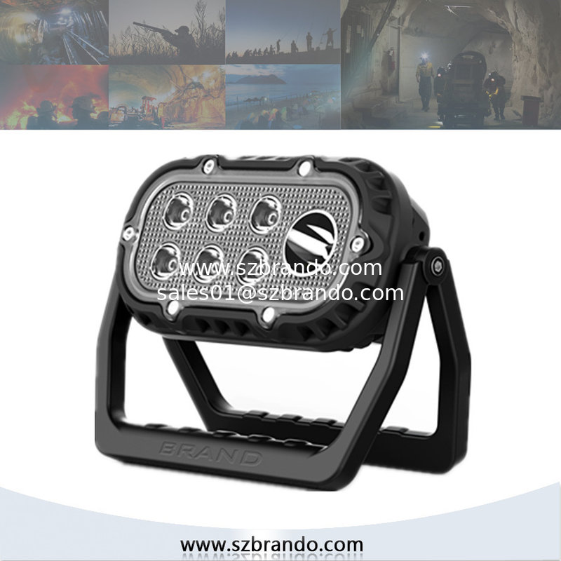 BRANDO NEW design 10w explosion proof led working lights with 12000mAh Li-ion Battery