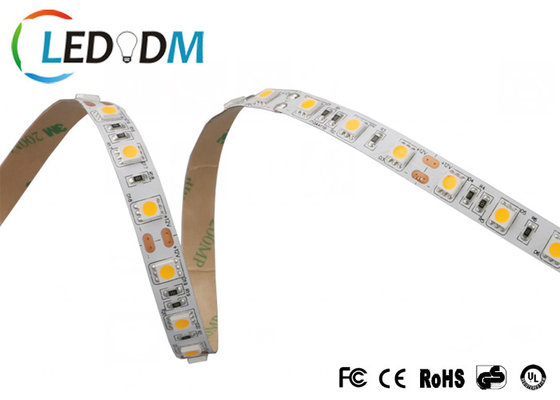 DC 12V 24V High CRI LED Strip Lights , SMD 5050 White Flexible LED Strip Light