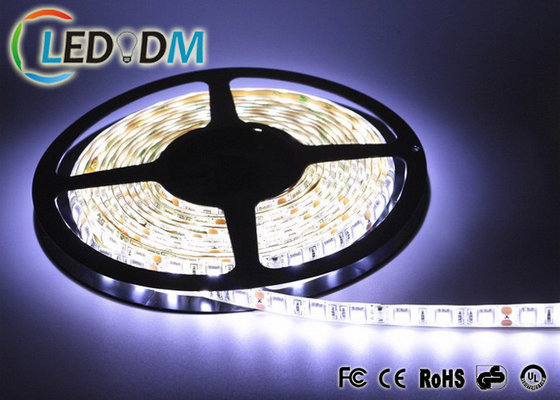 White Color SMD 5050 LED Strip Light , Flexible LED Strip Light With Adapter