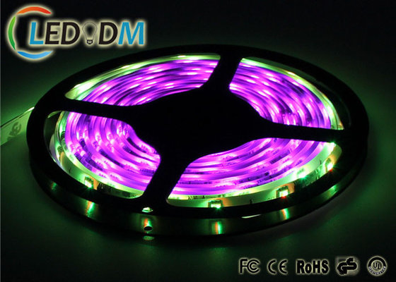 Silicone IP68 Addressable LED Strip Lights , 12V 60 Pixel WS2811 RGB LED Strip