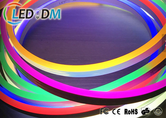 5050 Waterproof Flexible LED Neon Light , 24V Digital Silicone Led Neon Flex Light