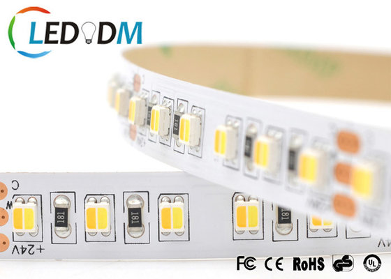 SMD 3527 CCT Adjustable LED Light Strip DC 24V IP20 Indoor / Outdoor Usage