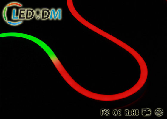 24V Custom Flexible LED Neon Light , Holiday Party Waterproof RGB Neon Rope Light