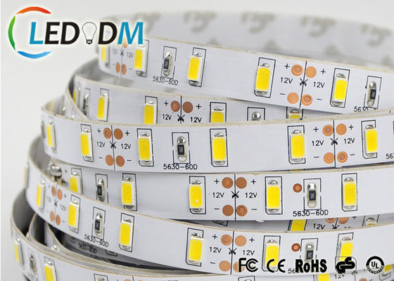 High Color Rendering Index 5630 LED Strip Light 14.4W Cattable Landscape / Decoration Use
